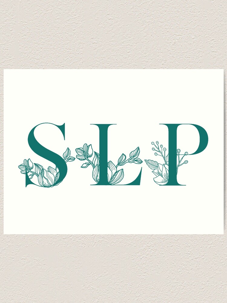 "SLP" Art Print for Sale by stickersbycare | Redbubble