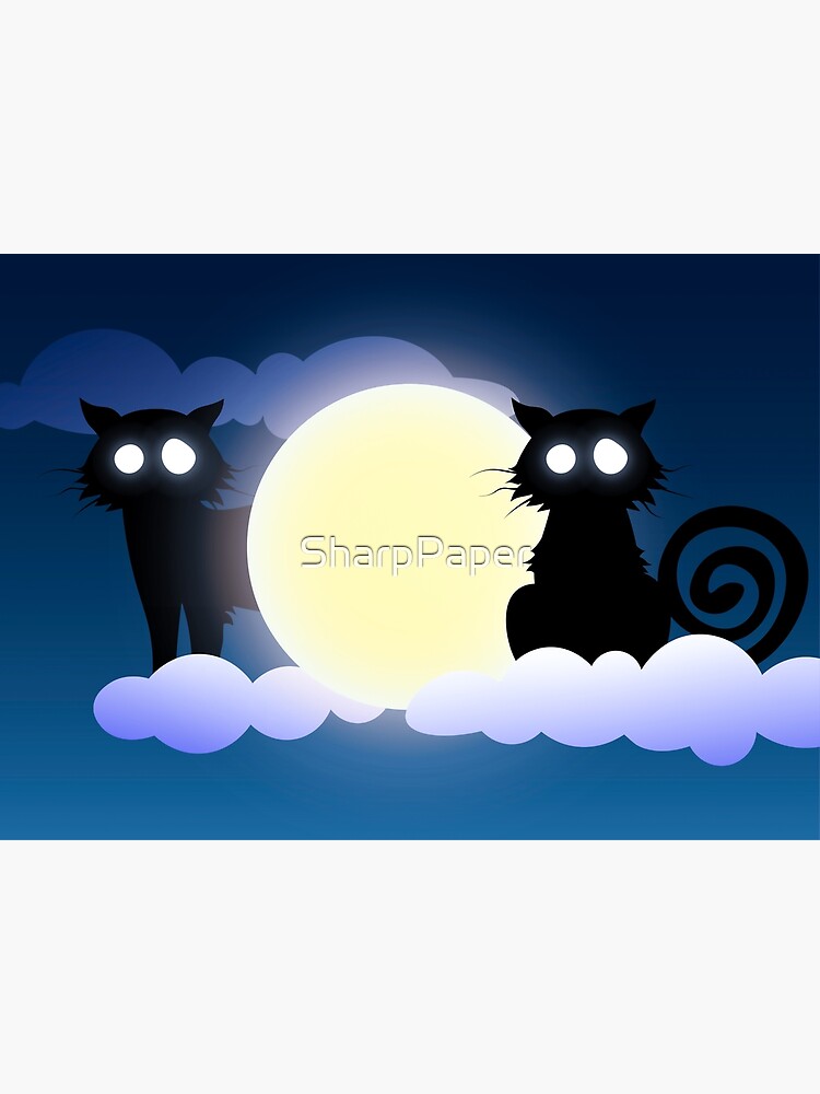 "Moon Friends" Art Print for Sale by SharpPaper | Redbubble