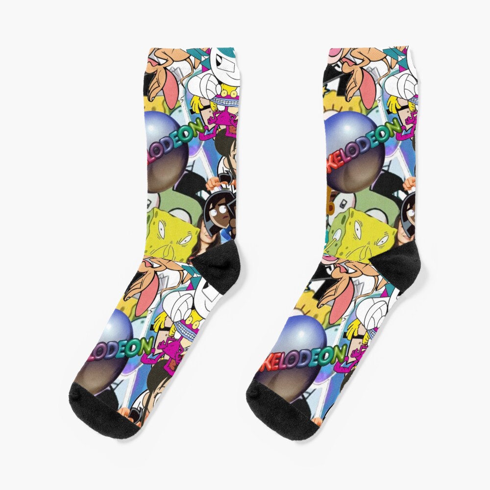 "Nickelodeon logo" Socks for Sale by brookescustoms | Redbubble