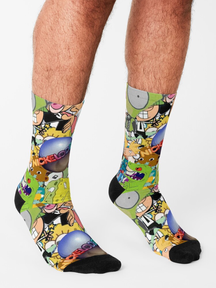 "Nickelodeon logo" Socks for Sale by brookescustoms | Redbubble