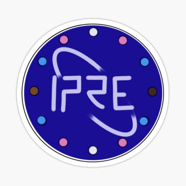 "IPRE Trans Logo" Sticker for Sale by av-potatogun | Redbubble