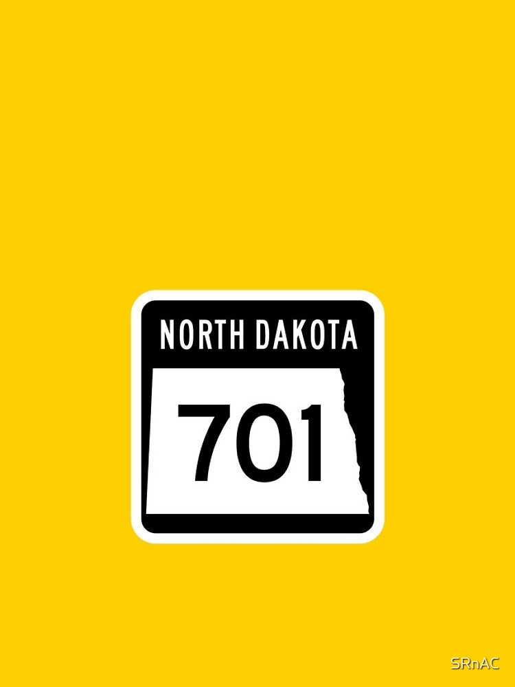 "North Dakota State Route 701 - (Area Code 701) - Modern" iPhone Case ...