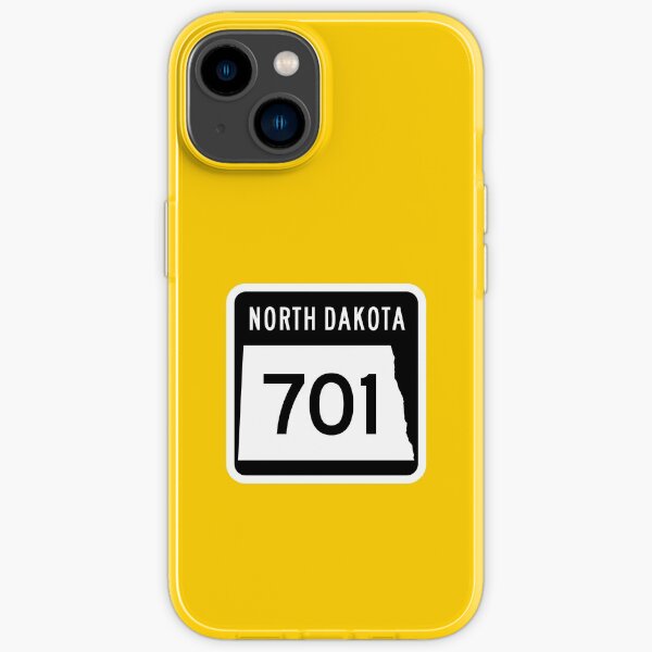 "North Dakota State Route 701 - (Area Code 701) - Modern" iPhone Case ...