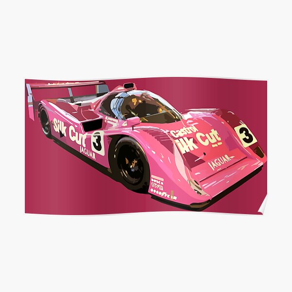 "Silk Cut XJR-14 IMSA GTP Race Car" Poster by FromThe8Tees | Redbubble