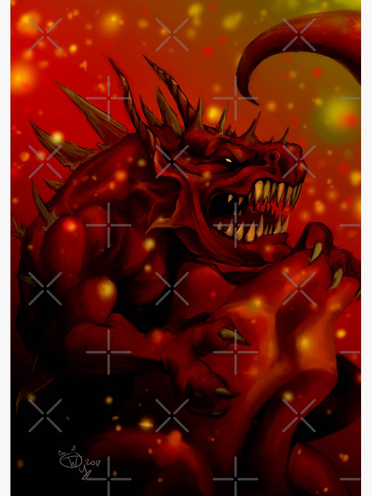 "Hellbeast" Sticker for Sale by TimJenkinsArt | Redbubble