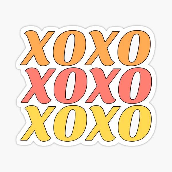 "XOXO Sticker" Sticker by laurenchin60 | Redbubble
