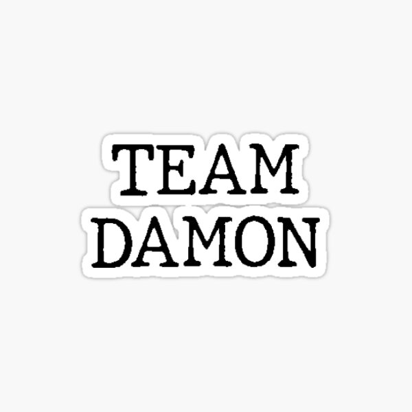 Team Damon Vampire Diaries Sticker Stickers, Labels & Tags Paper Paper ...