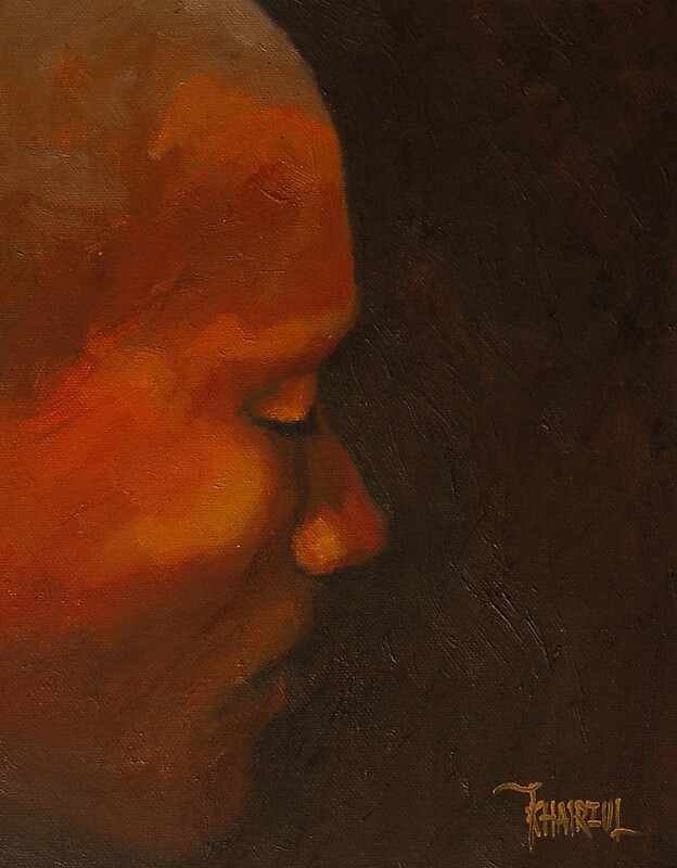 "Memento - Portrait of a Monk" by Khairzul MG | Redbubble