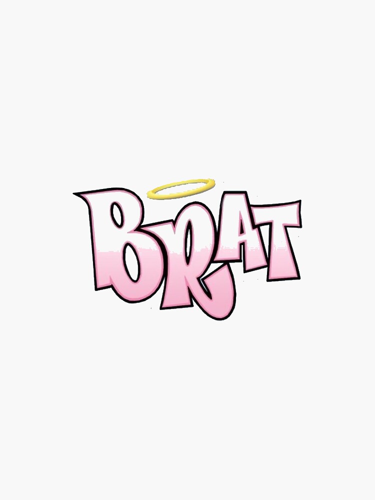 "BRAT" Sticker for Sale by ruhang | Redbubble