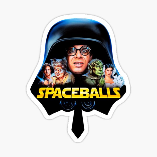 Spaceballs Dark Helmet Stickers | Redbubble