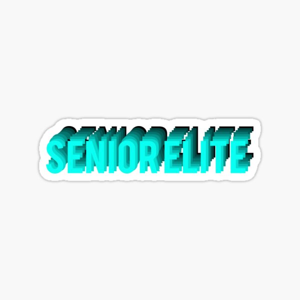 "Senior Elite" Sticker for Sale by Cheeringsticker | Redbubble
