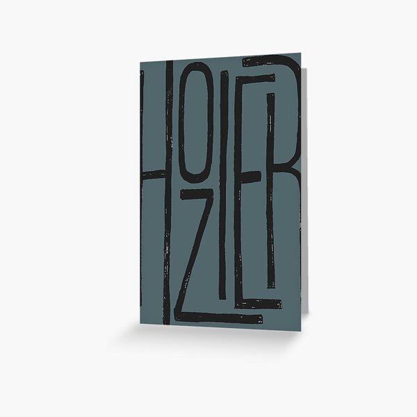 "Hozier Logo" Greeting Card by NikkiMouse82 | Redbubble
