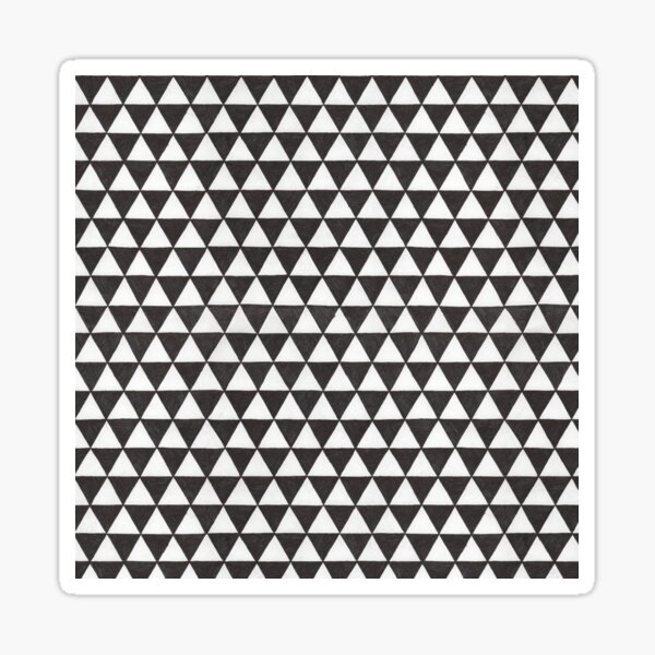 "Traditional Japanese Black and White Uroko Geometric Triangle Pattern ...