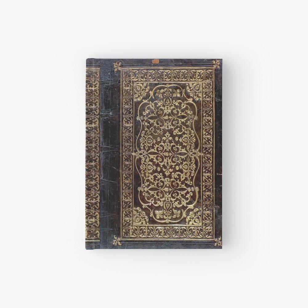 "Gilded Leather Tome" Hardcover Journal for Sale by Falln | Redbubble