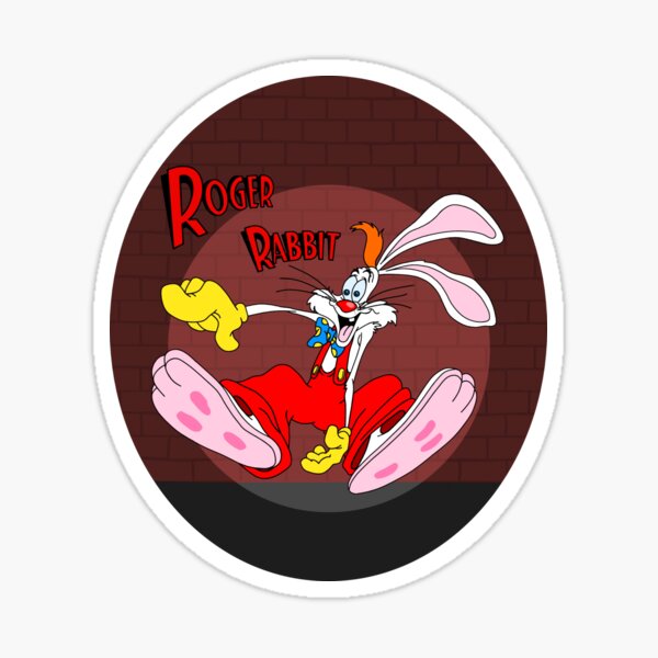 "Roger Rabbit Spotlight" Sticker for Sale by Czerra | Redbubble