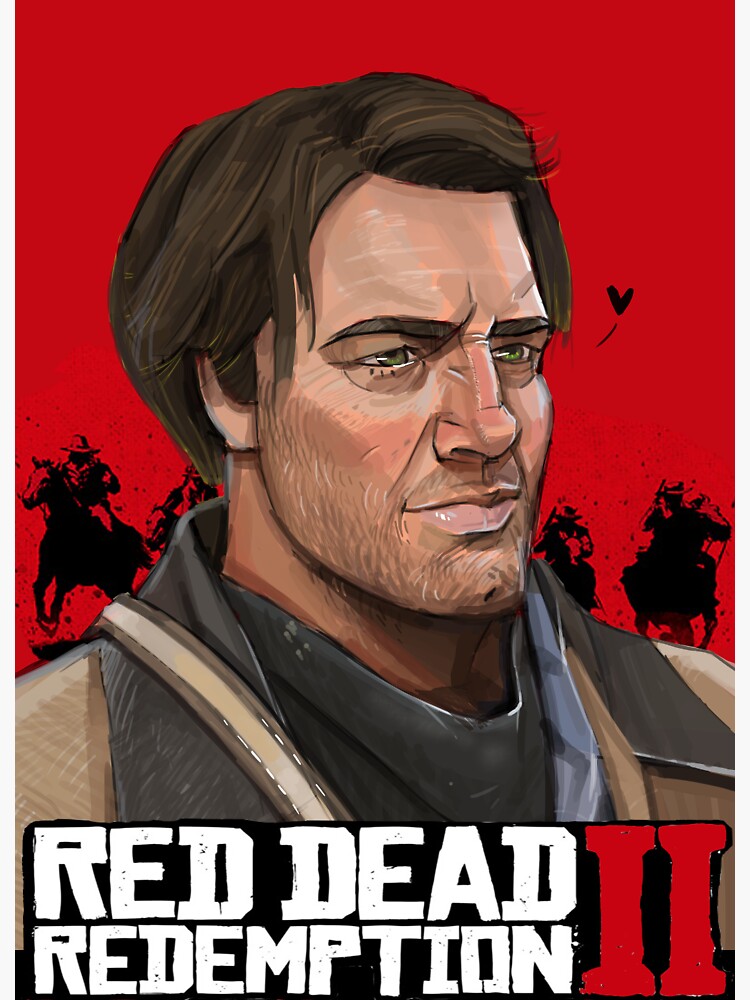 "Arthur Morgan Sticker - RDR2" Sticker for Sale by Ckjax | Redbubble