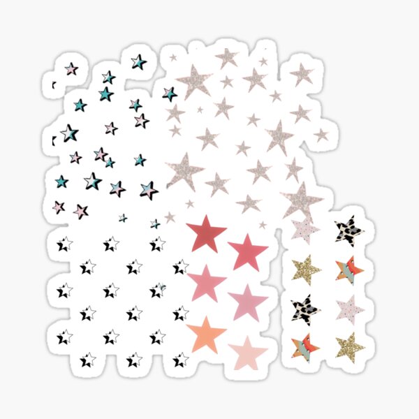 "stars sticker pack cute hydro flask vsco" Sticker for Sale by ...