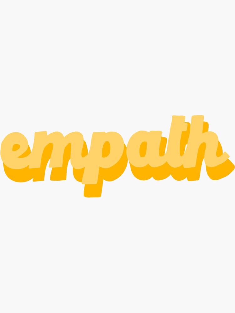 "Empath" Sticker by laureneyler | Redbubble