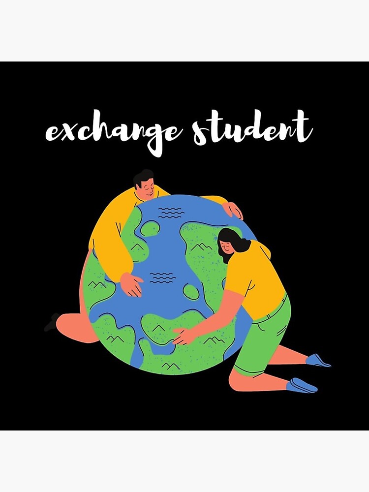 "exchange student" Sticker for Sale by zwaf2 | Redbubble