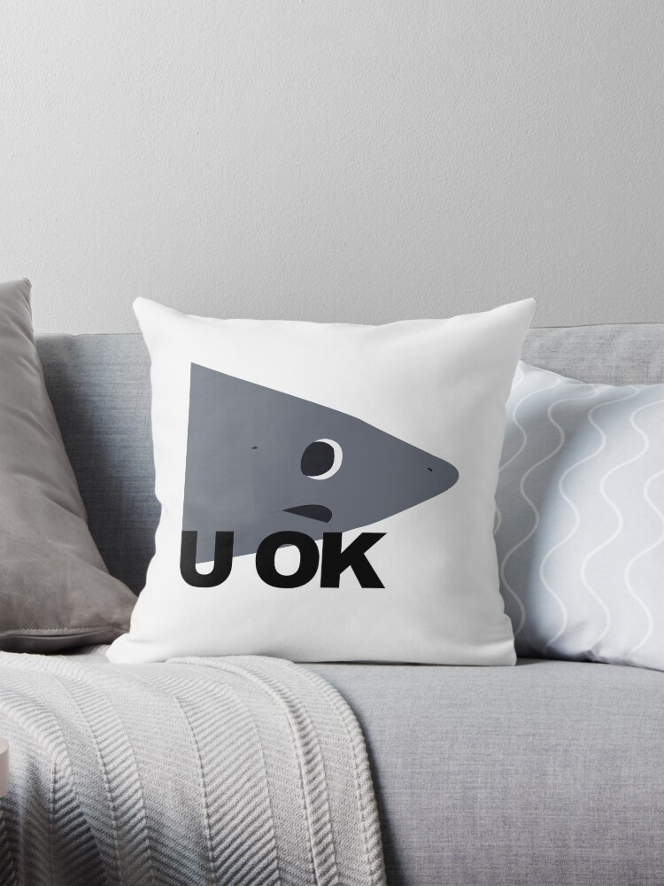 "U OK shark meme sticker" Sticker for Sale by brac2000 | Redbubble
