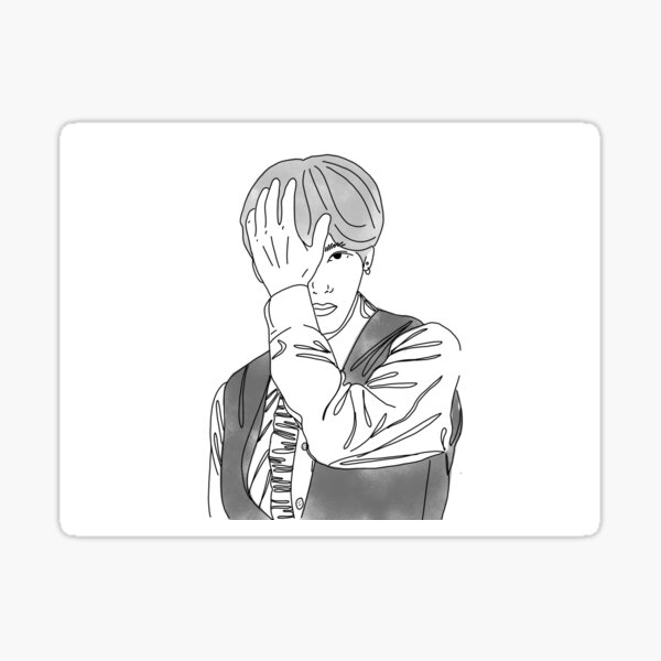 "Portrait of KTH" Sticker by banhmi04 | Redbubble