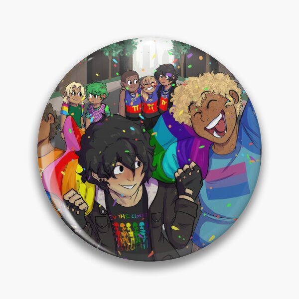 "PJO Pride 2019" Pin for Sale by princessponies | Redbubble