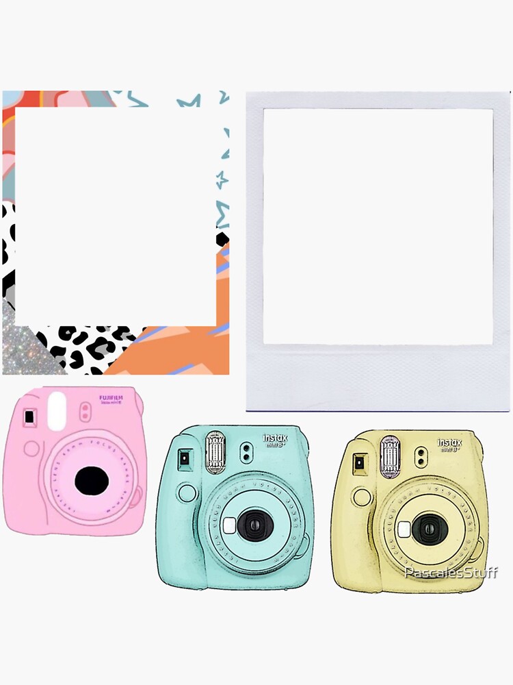 "Polaroid sticker pack" Sticker for Sale by PascalesStuff | Redbubble