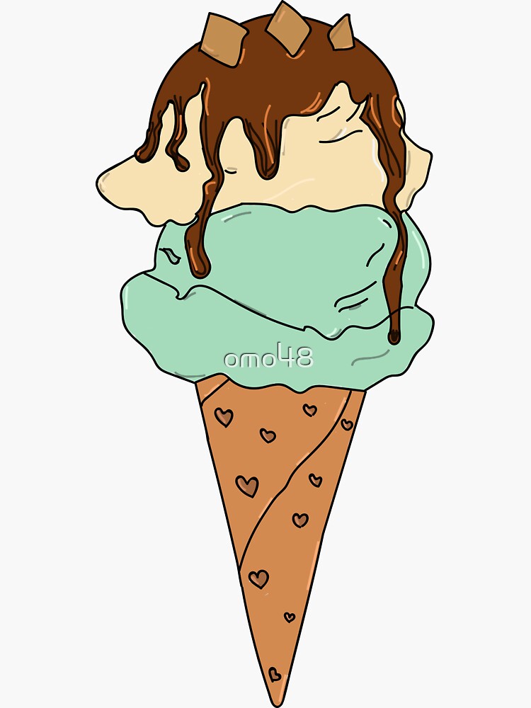 Sticker « ice cream sticker _ cute », par omo48 | Redbubble