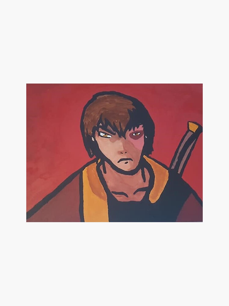 "Zuko Portrait - Avatar The Last Airbender Sticker" Sticker by ...