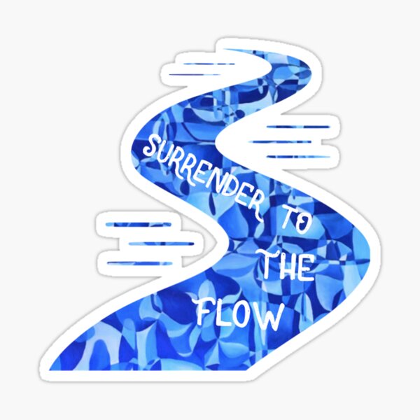 "Phish Inspired Surrender to the Flow" Sticker for Sale by jestabro ...