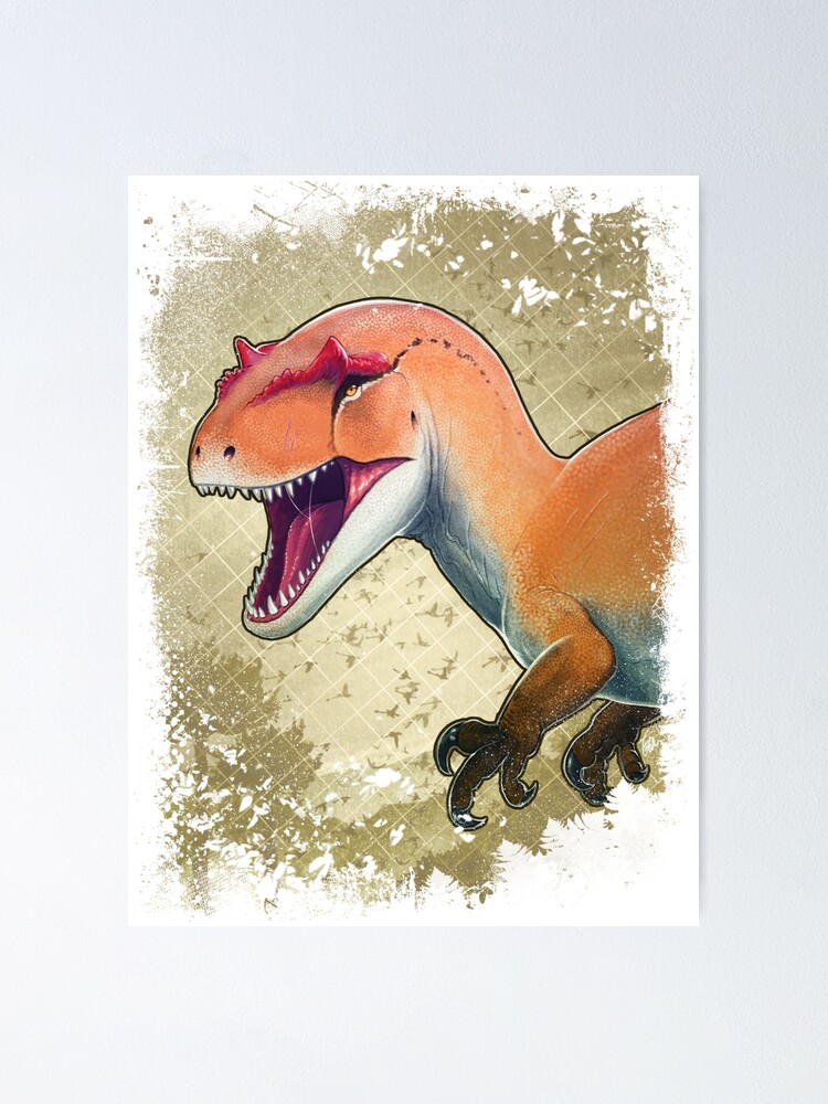 "Allosaurus" Poster for Sale by Fred Wierum | Redbubble