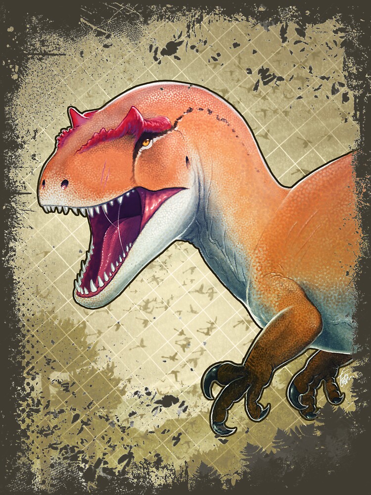 "Allosaurus" T-shirt for Sale by FredWierum | Redbubble | allosaurus ...