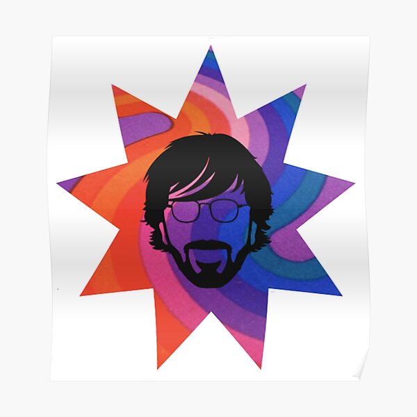 "Phish Inspired Trey Face Design" Poster by jestabro | Redbubble