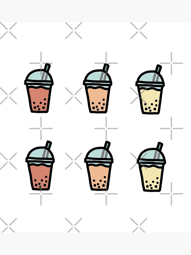 Boba sticker pack Paper & Party Supplies Stickers, Labels & Tags etna ...
