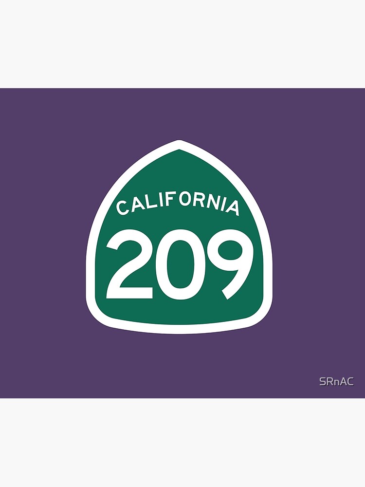 "California State Route 209 (Area Code 209)" Tapestry by SRnAC | Redbubble