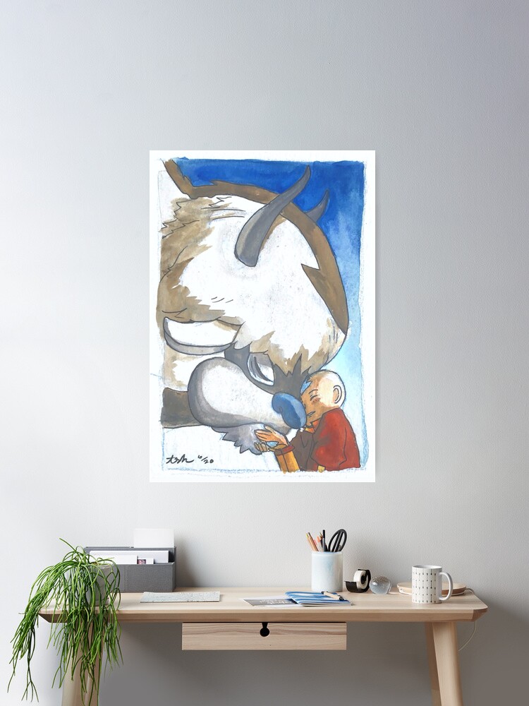 "Appa returns (spirited away inspired)" Poster for Sale by Ashley Grace ...
