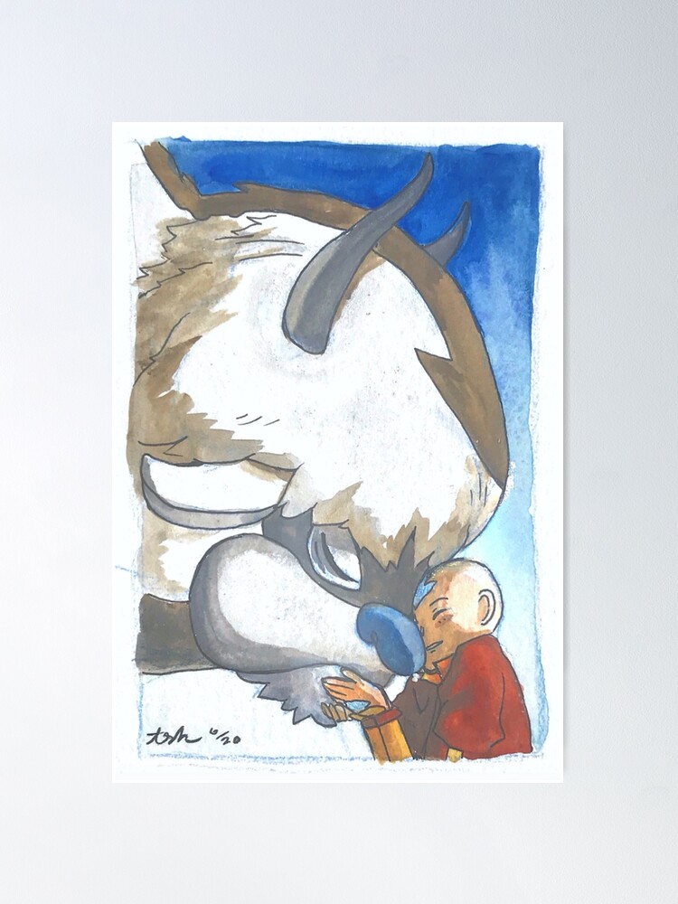 "Appa returns (spirited away inspired)" Poster for Sale by Ashley Grace ...