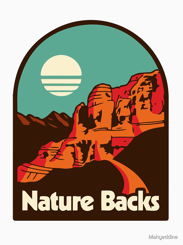 "nature backs" T-shirt for Sale by Mahyeddine | Redbubble | nature ...