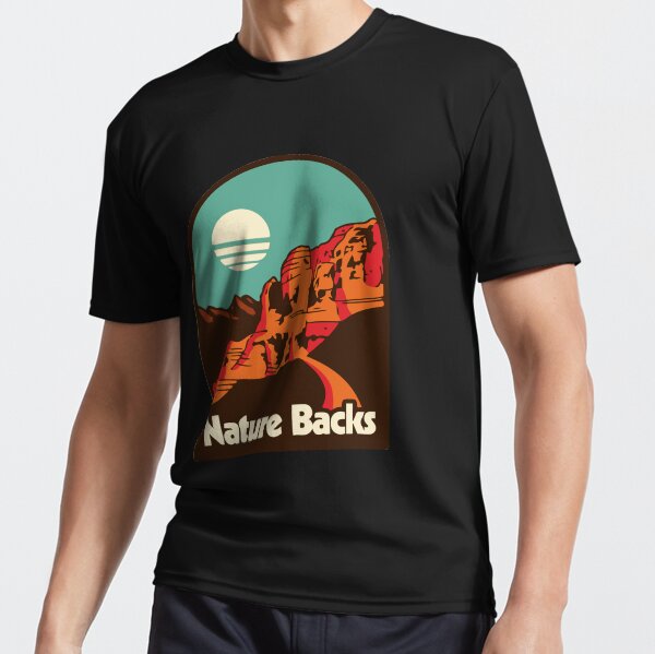 "nature backs" Active T-Shirt for Sale by Mahyeddine | Redbubble