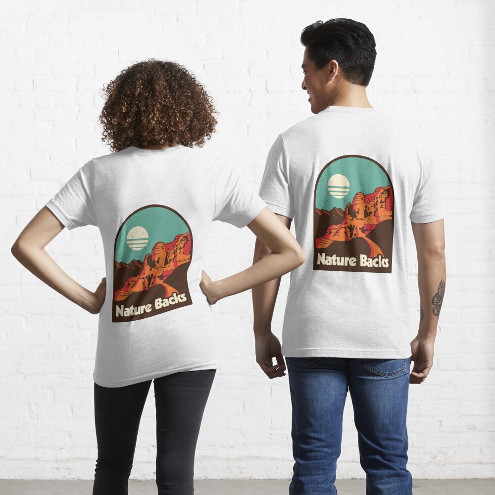 "nature backs" T-shirt for Sale by Mahyeddine | Redbubble | nature ...