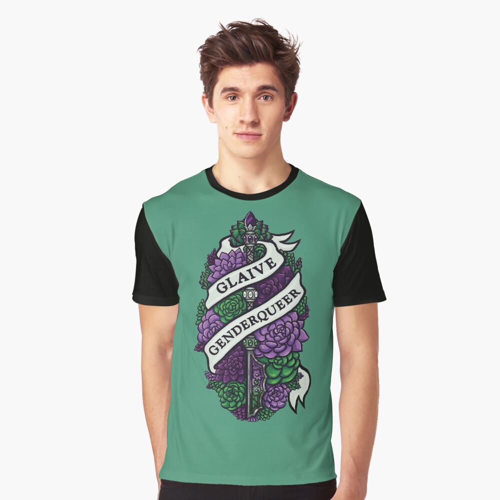 "GLAIVE GENDERQUEER" Sticker for Sale by foxflight | Redbubble