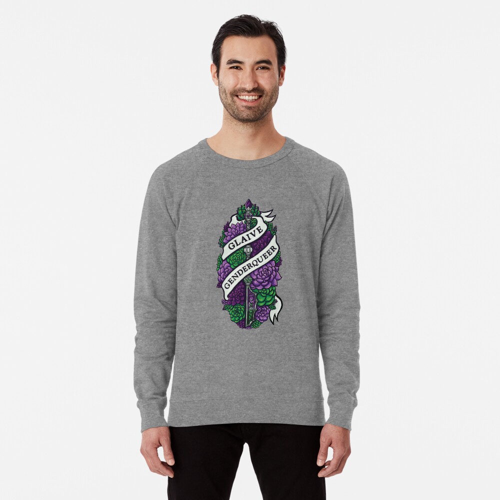 "GLAIVE GENDERQUEER" Sticker for Sale by foxflight | Redbubble