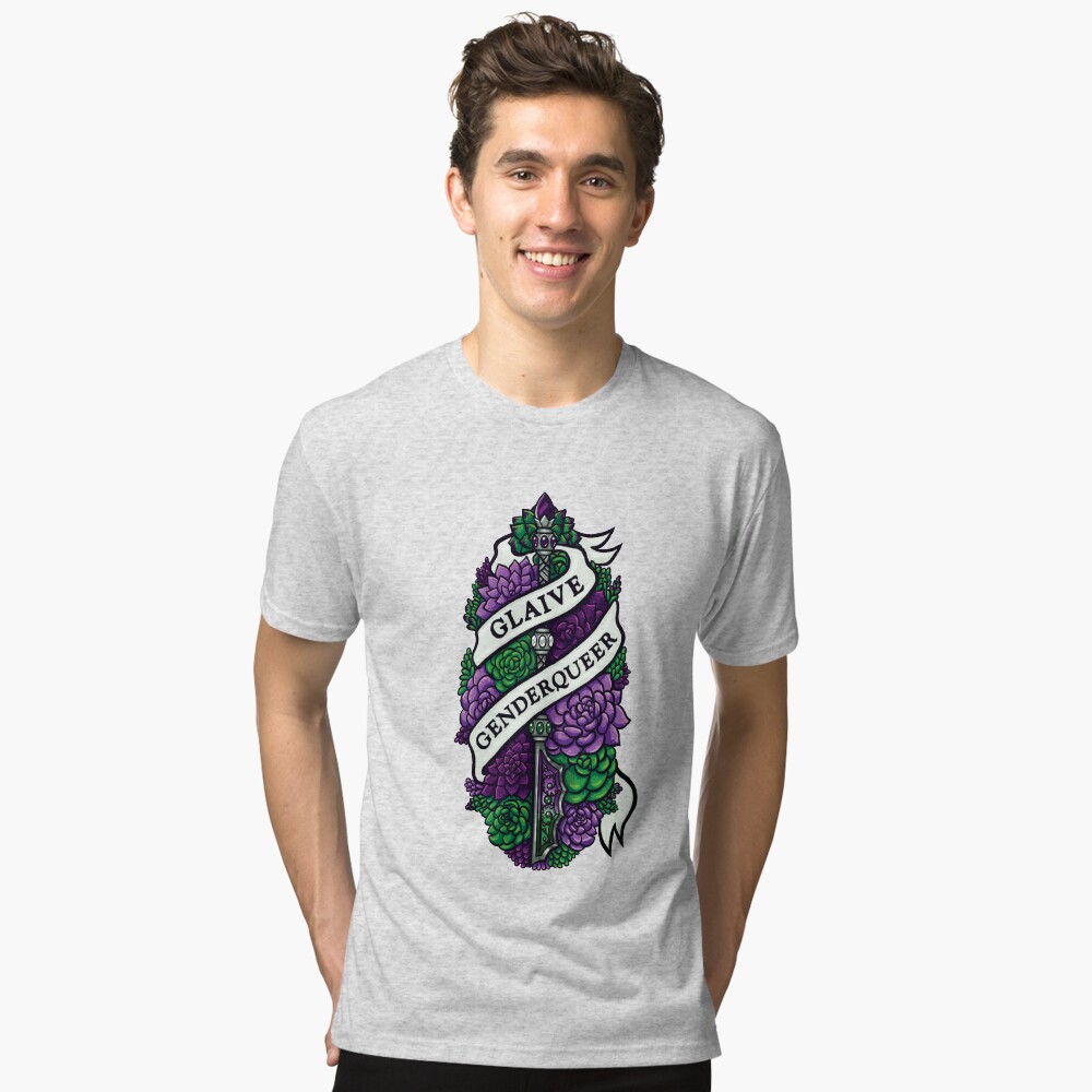 "GLAIVE GENDERQUEER" Sticker for Sale by foxflight | Redbubble