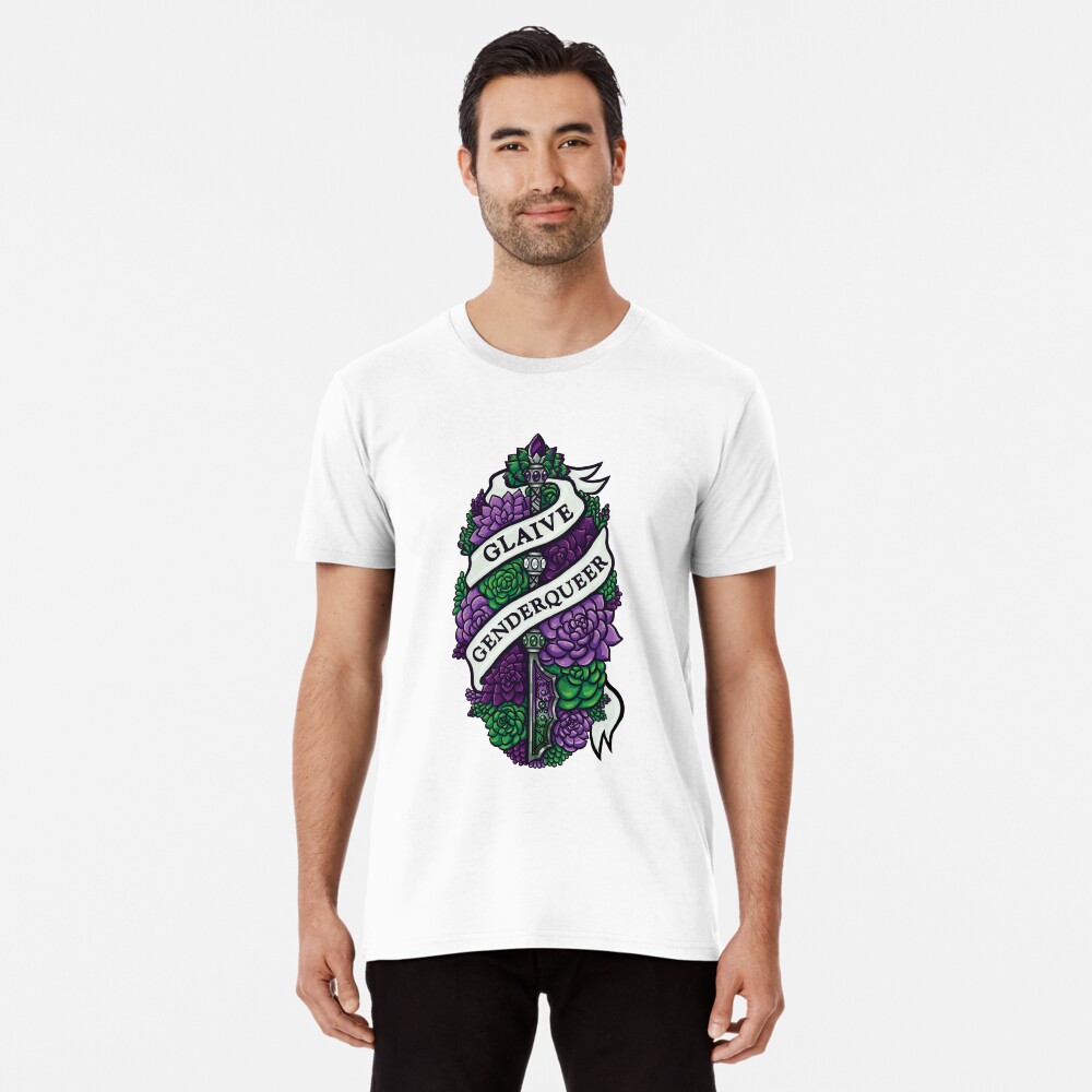 "GLAIVE GENDERQUEER" Sticker for Sale by foxflight | Redbubble