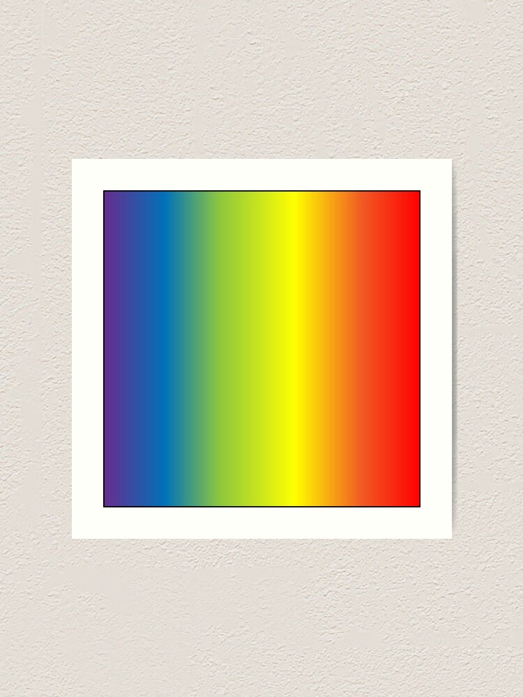 "Gay Pride Flag Gradient" Art Print by emmilowski | Redbubble