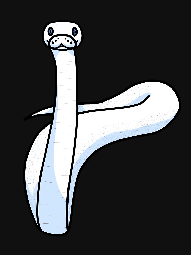 "Blue-Eyed Lucy Ball Python Scoping" T-shirt by Galactichem | Redbubble ...