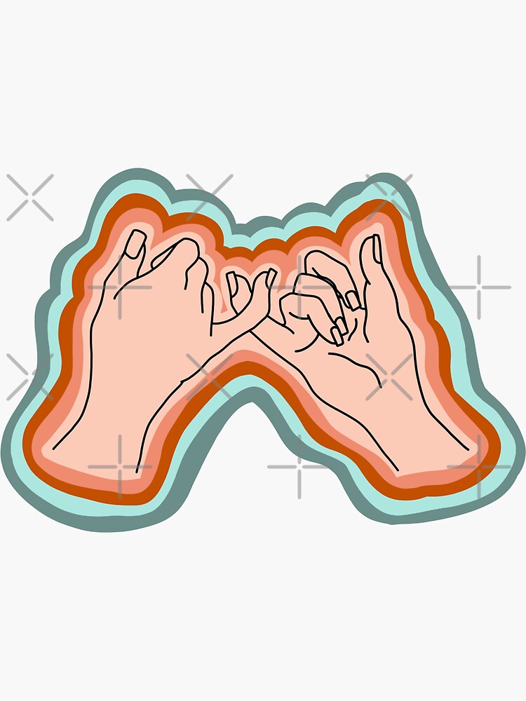 "Pinky Promise" Sticker by wmilyyy | Redbubble