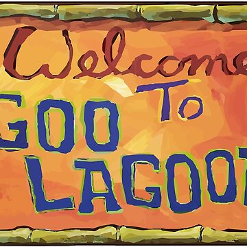 "Welcome To Goo Lagoon" Sticker for Sale by Alli Harmeyer | Redbubble