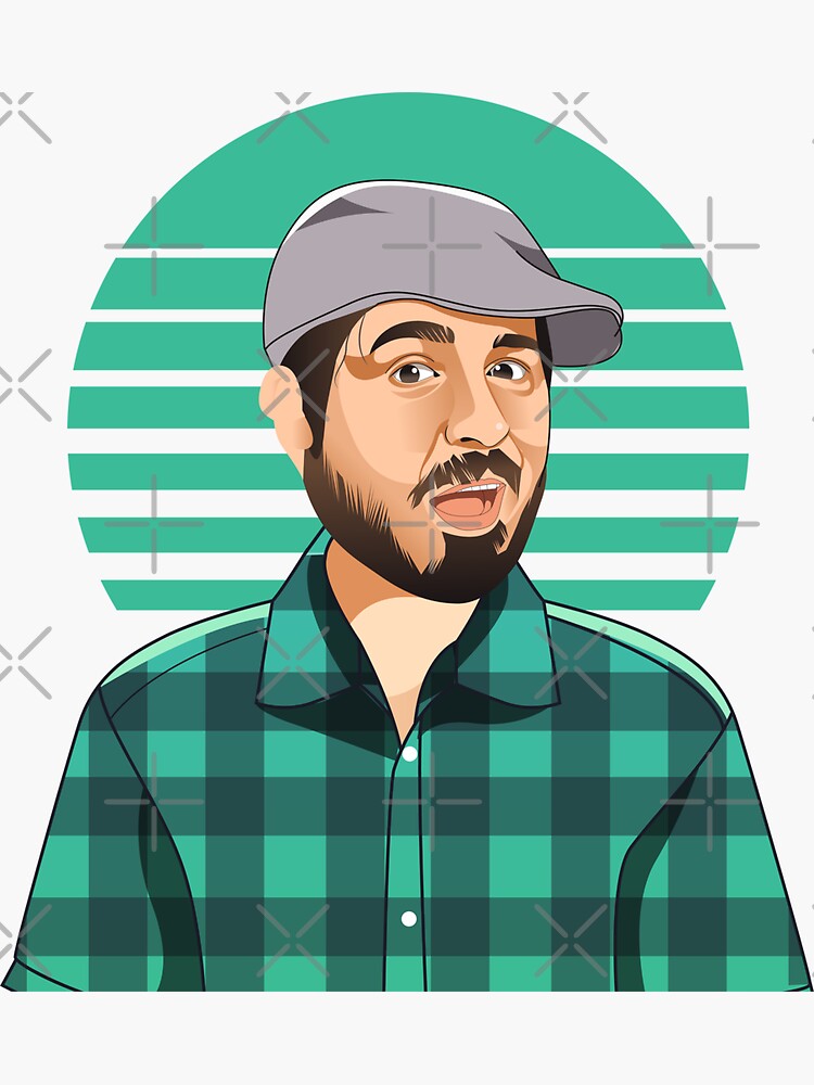 "Impractical Jokers - Brian Quinn - Awesome Retro Style Vector" Sticker ...