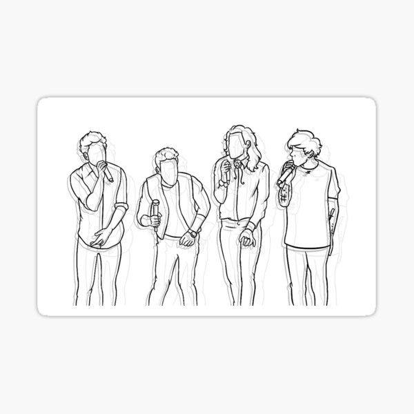 "FOUR" Sticker for Sale by redmgzn | Redbubble